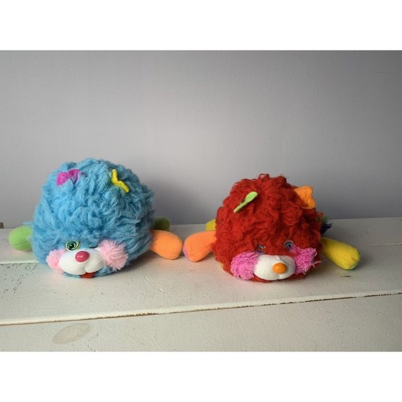 Mattel | Toys | Vintage Popples 986 Mattel Reversible Mini Puffling Set ...